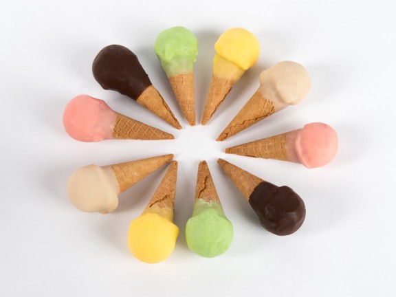 Mini Cones Catering Pack (60) Assorted Flavours | Pure Gelato Wholesale